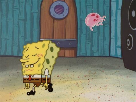 Follow Spongebob Original Cel Animation Background Art
