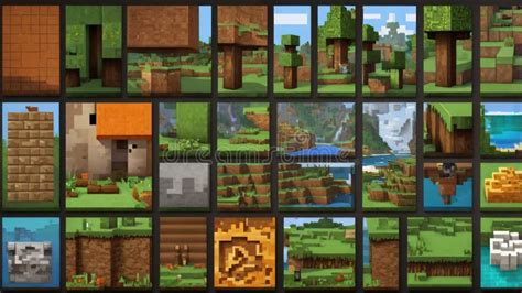 Pixel Craft Style Cubes Concept Of Game Ground Pixelated Craft