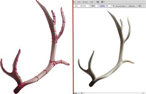 how to create a realistic reindeer with gradient mesh in adobe
