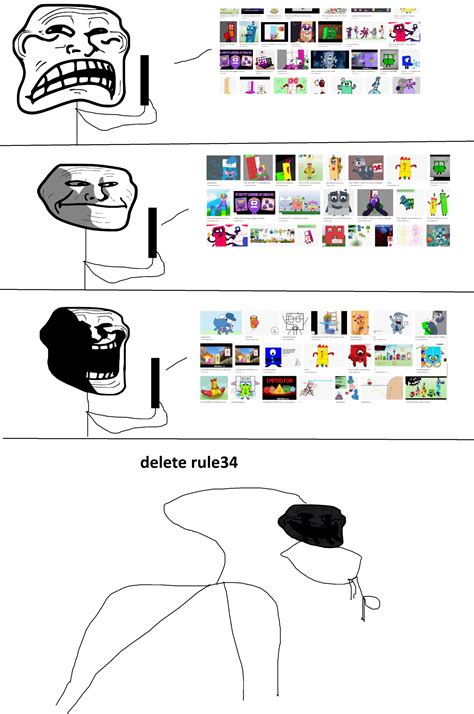 Jhfgjdshf Hey Delete Rule34 Numberblock Memes Imgflip