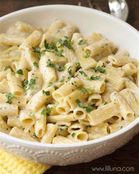 Creamy Garlic Penne Pasta Lil Luna