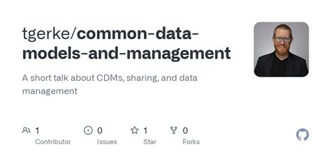 Github Tgerkecommon Data Models And Management A Short Talk About