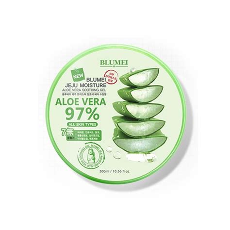 Blumei Jeju Moisture Aloe Vera Soothing Gel 97% 300ml Skin Care ...