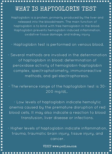 What Is Haptoglobin Test Pediaa Com