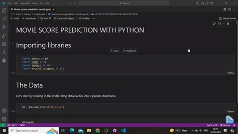 aditya singh on linkedin movie datascience machinelearning python