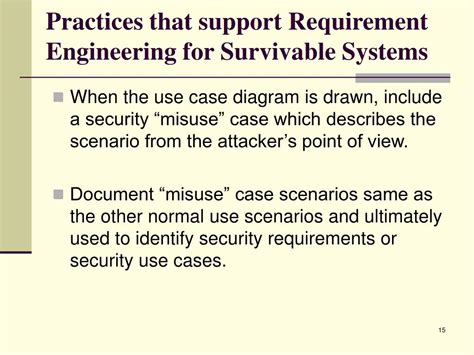 Ppt Requirement Engineering For Survivable Systems Powerpoint