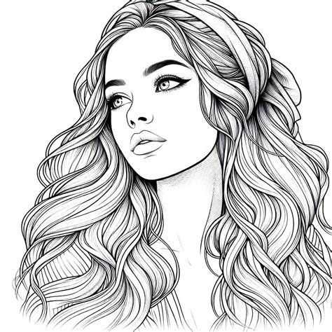 desenho de menina bonita Descubra a proteção e conforto a gold