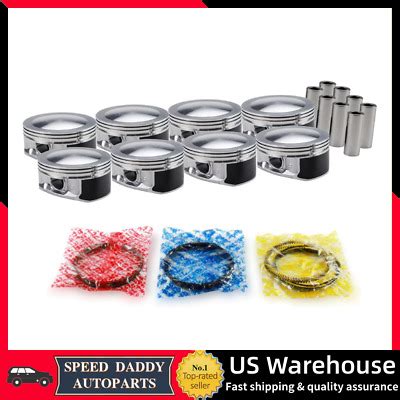 STD Pistons W Piston Rings Set For For 2003 2008 Chrysler Dodge Jeep