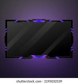 Live Video Streaming Overlay Gaming Ui Stock Vector Royalty Free Shutterstock