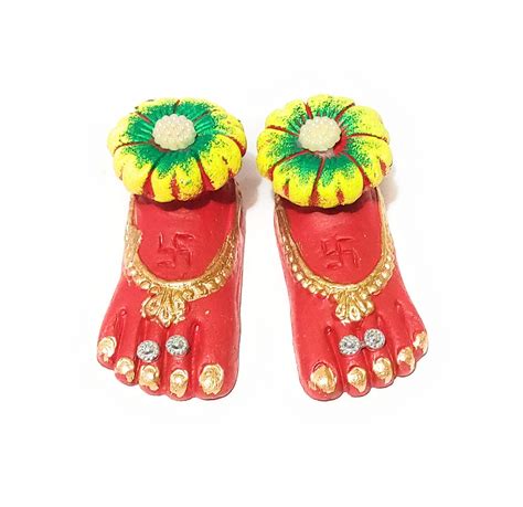 Himmus Fashion Hub 1 Pc Maa Laxmi Ji Charan Maa Desertcart India