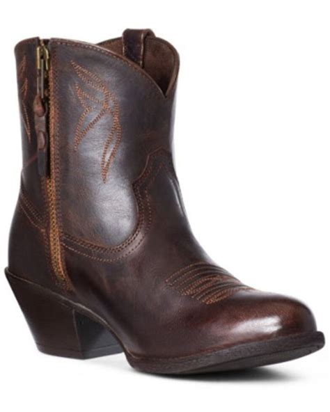 Ariat Womens Darlin Sassy Western Booties Round Toe Country Outfitter
