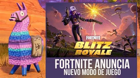 Fortnite anuncia su nuevo juego móvil Blitz Royale