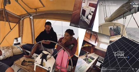 Juana Viale y Yago Lange así es el barco donde están navegando