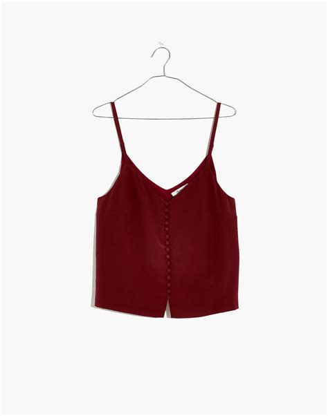 Silk Button Down Cami Madewell