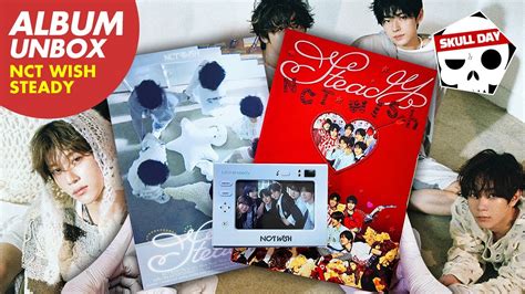 ⭐️unboxing Nct Wish Steady 3분까진필요없어photobook Qr⭐️1st Mini Album