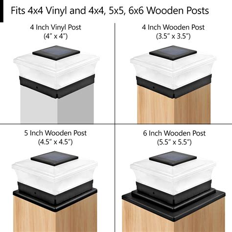 Davinci Lighting Cubed Solar Post Cap Lights For 4x4 5x5 6x6 Deck