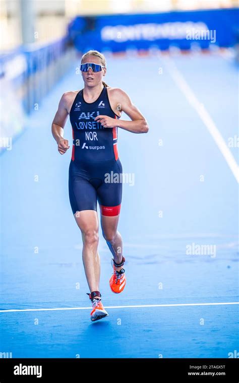 Solveig Løvseth Participating In Pontevedra In The 2023 World Triathlon