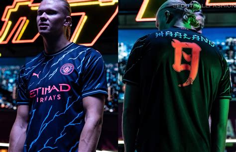 Manchester City 2023 24 Puma Third Kit Football Fashion