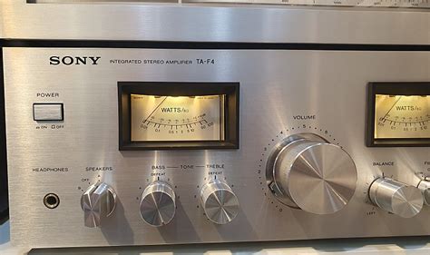 소니 Ta F4인티앰프 St 4튜너 Vu메타 오디오 홈시어터 중고나라