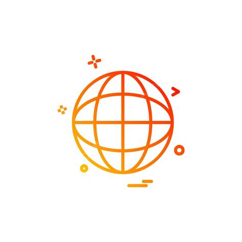 Globe Design Vector Art PNG Globe Icon Design Vector Nature White Planet PNG Image For Free