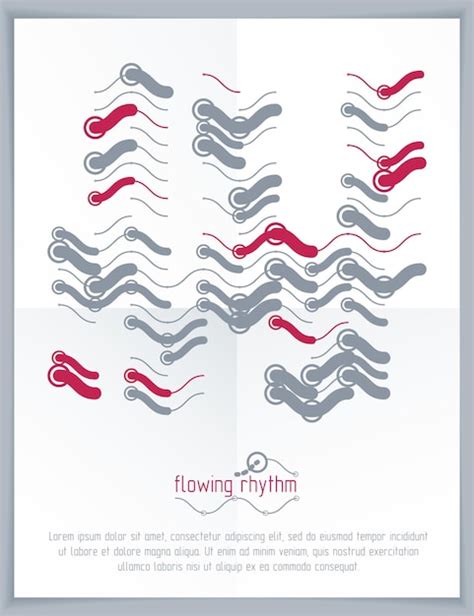 Premium Vector Abstract Wavy Lines Rhythm Pattern For Use In Graphic And Web Design Vector