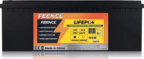 Amazon Feence Lifepo4 48v 100ah バッテリー3000~7000ディープサイクルリチウム鉄 低温保護 大容量