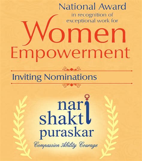 Nari Shakti Puraskar 2022 Registration Online Women National Award