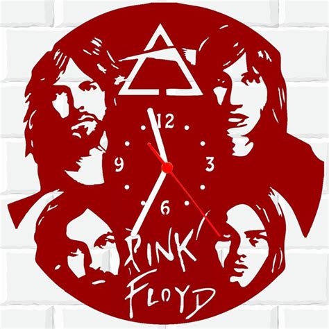 Relógio De Madeira Mdf Parede Pink Floyd Rock 5 V Carrefour