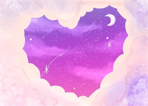 수채화 발렌타인 데이 축하 배경 무료 벡터