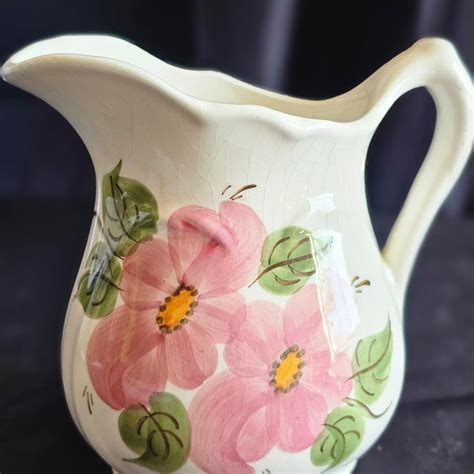 Hand Painted Pitcher Etsy