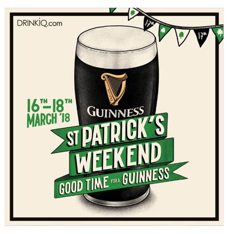 St Patricks Day Guinness Celebrate