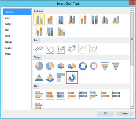 How To Create And Configure A Sunburst Chart In SQL Server Reporting Services