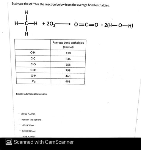 Solved Calculate The Change In Enthalpy Associated With The Chegg