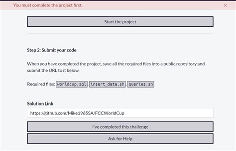 problem to complete worldcup db challenge backend development the