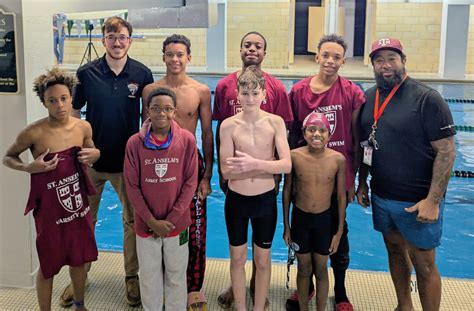 St Congratulations To Our Middle School Swim Team And Their Coaches