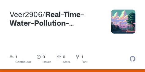 Github Veer Real Time Water Pollution Detection
