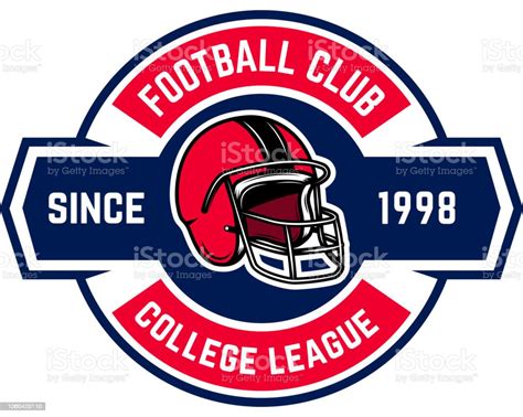 미식 축구 상징 템플릿입니다 레이블 배지 기호에 대 한 디자인 요소입니다 Championship에 대한 스톡 벡터 아트 및 기타
