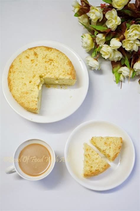 Basic Vanilla Sponge Cake Recipe How To Make No Butter No Oil American Sponge Cake Recipe