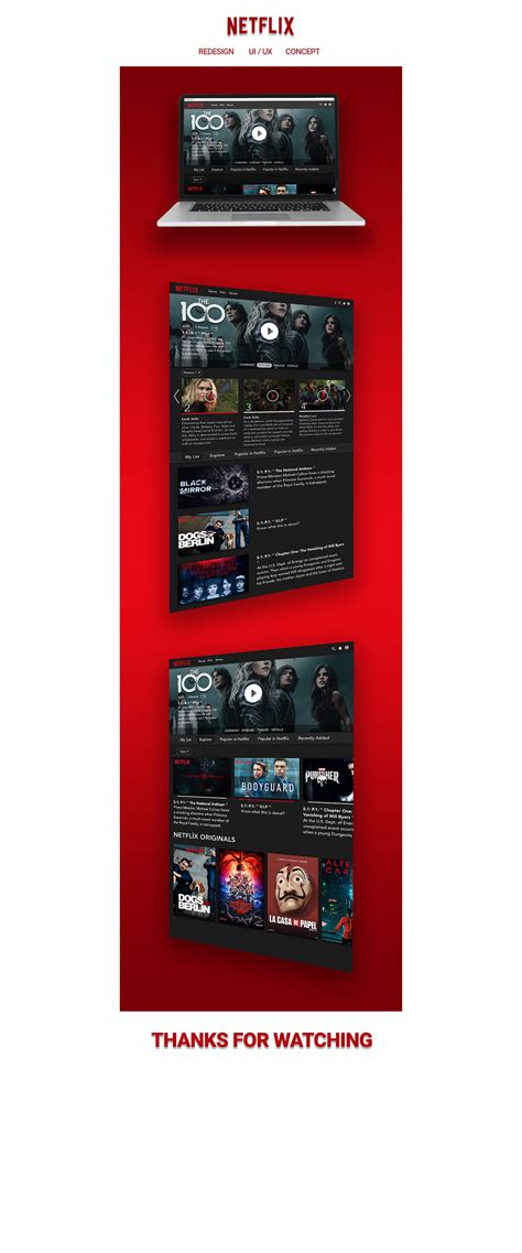 Netflix Ui Ux Redesign Behance