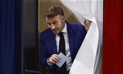 Partai Ekstrem Kanan Ungguli Putaran I Pemilu Prancis Koalisi Macron