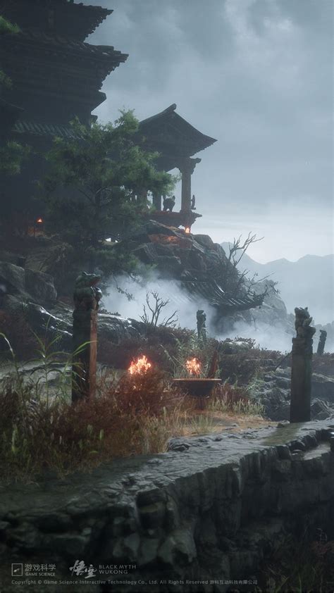 Concept Art Of Black Myth Wukong 黑神话：悟空 Is An Upcoming Action Role