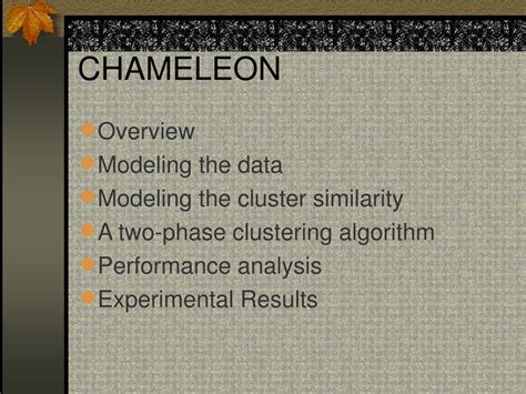 Ppt Chameleon A Hierarchical Clustering Algorithm Using Dynamic Modeling Powerpoint
