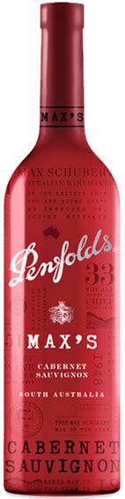PENFOLDS MAX CAB SAUV Cellar 18 Fine Wine Food