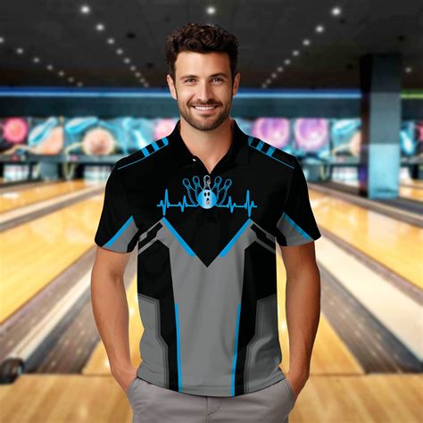Mens Bowling Polo Shirts Tendpins