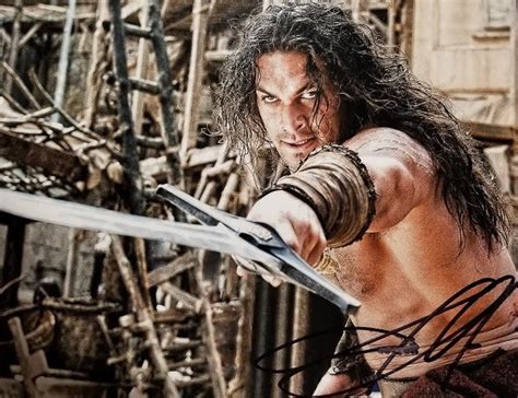 Conan The Barbarian Jason Momoa Signed 8x10 Photo Wcoa