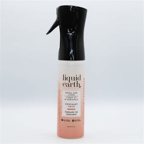 Rosemary Twist Energizing Natural Room And Linen Spray Liquid Earth