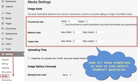How To View And Delete Thumbnails In Wordpress Webnots