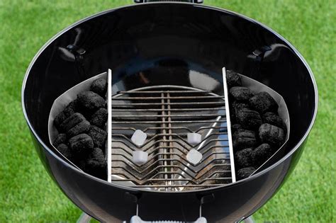 57cm Kettle Charcoal Barbecue Setup Indirect Cooking Weber Kettle