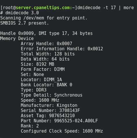 Find Ram Size In Linux Commands To Check Your Ram Memory On Unix Linux