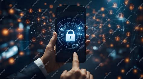 Cyber Security Data Protection Information Safety And Encryption Internet And Technology Concept